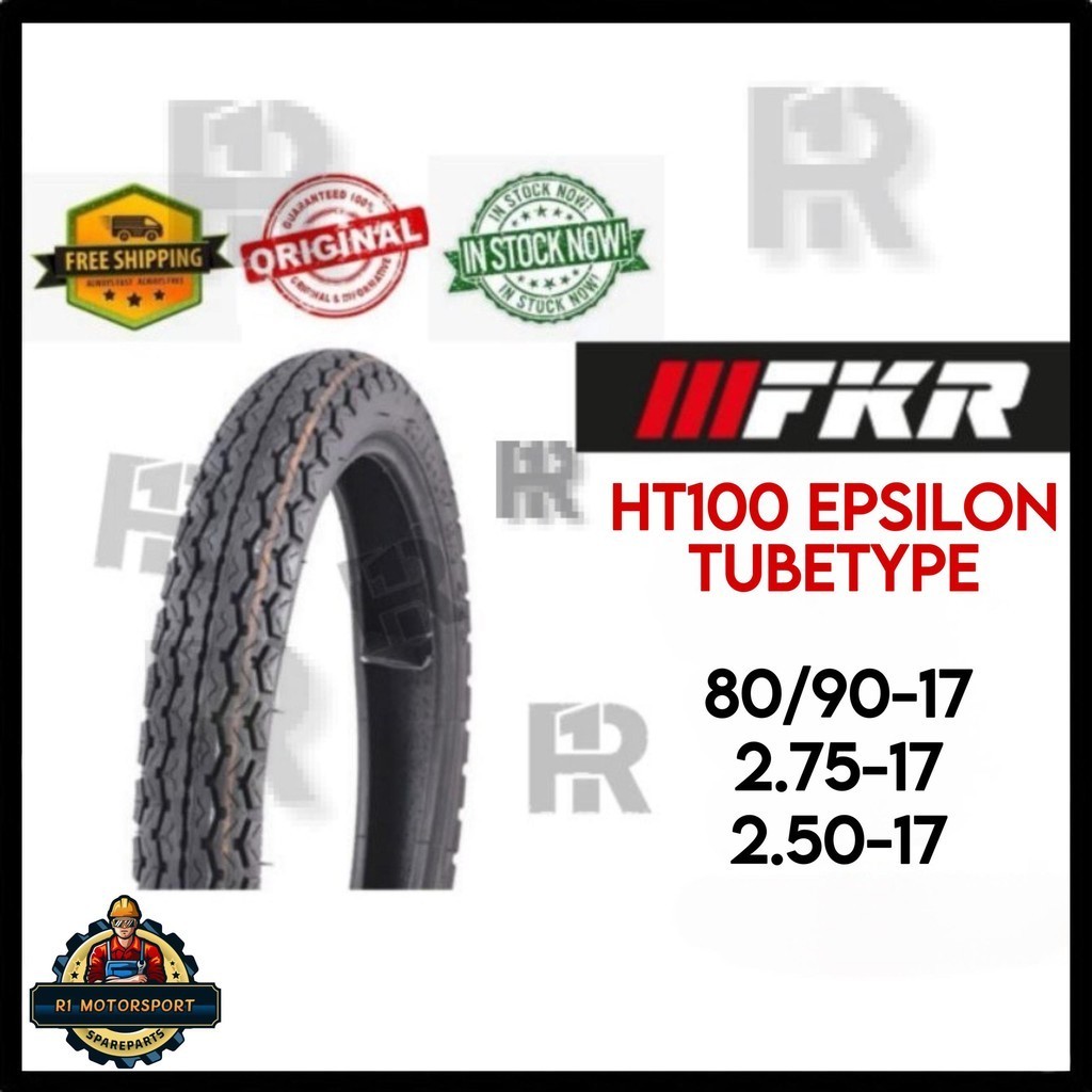 [FKR] HT200 HT100 Bunga TT TubeType Tayar Tyre 250-17 275-17 80/90-17 ...