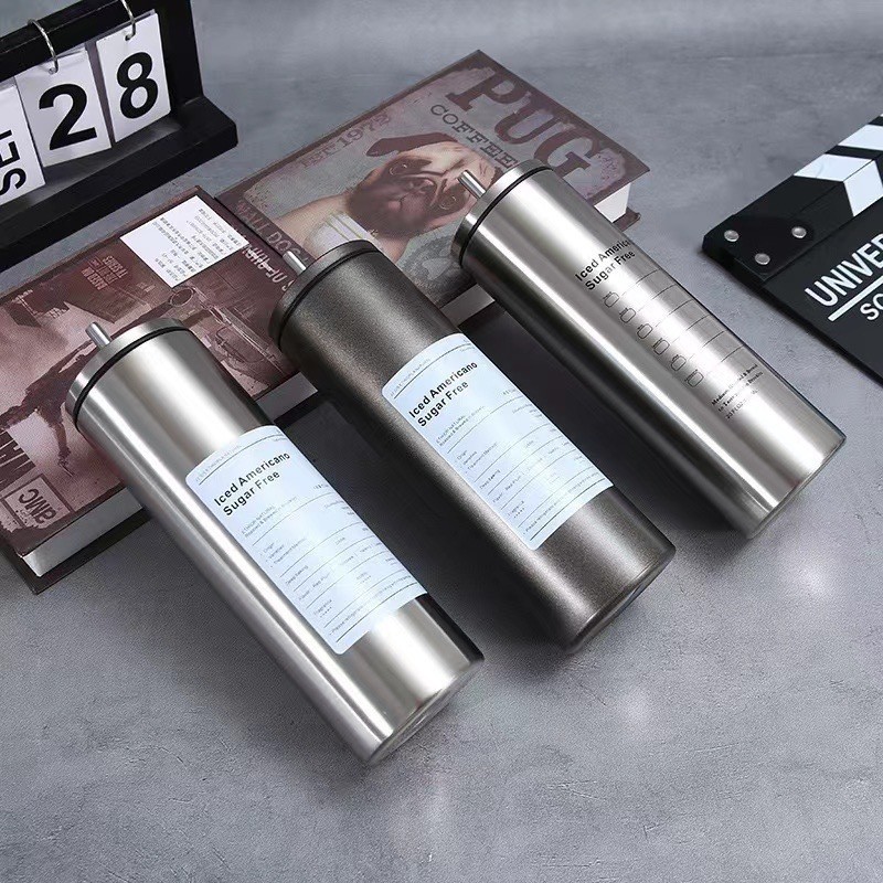 304 Stainless Steel Bottle Coffee Cup Thermos Mug Tumbler Vacuum Flask ...