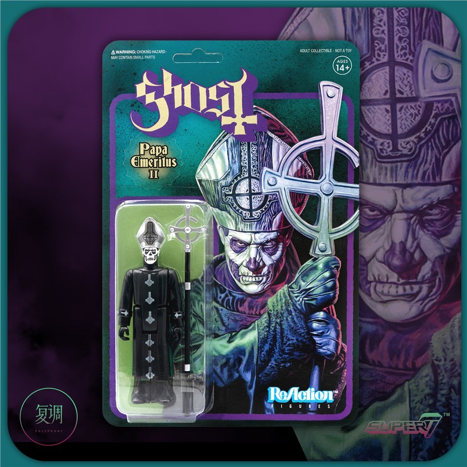 Super7 Ghost Papa II metal music retro hanging card tide play | Shopee ...