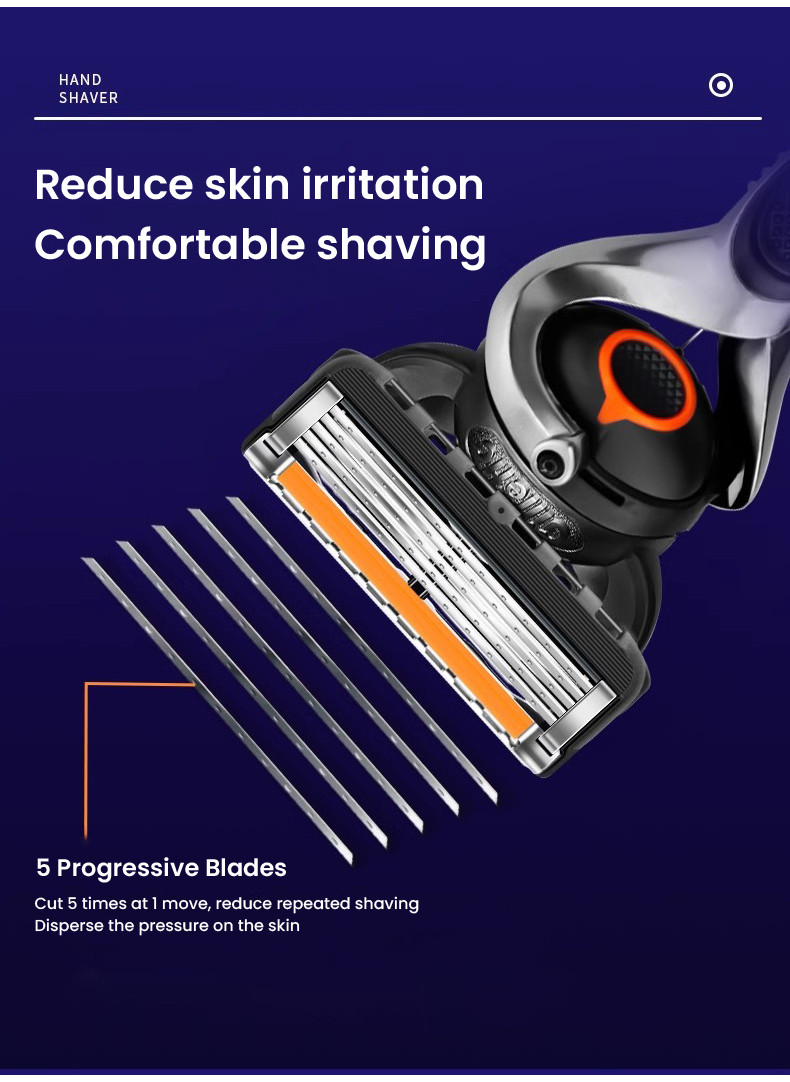 Gillette Razor Men Fusion 5 ProGlide Premiul Flex Ball T-shaped Razor ...