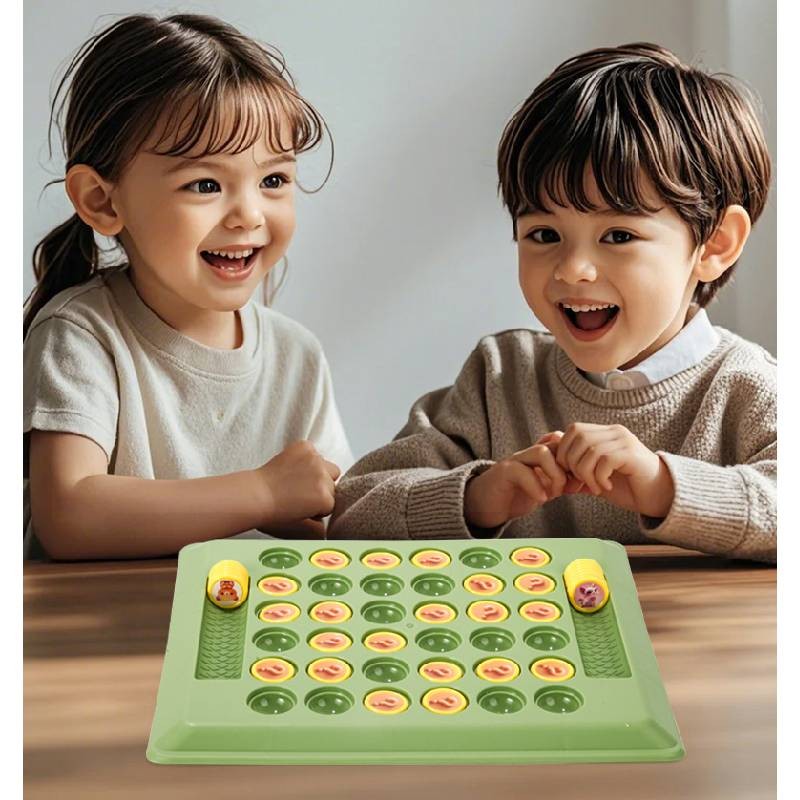 Player Vibrant Two Animal Flip Puzzle Game Engaging Fun Toy For ...