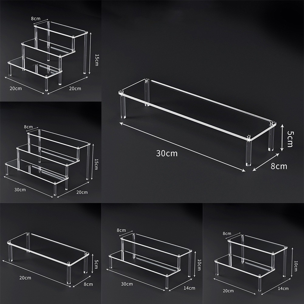 {Mulstore} 1-4 Layers Acrylic Display Stand Perfume Figurine ...