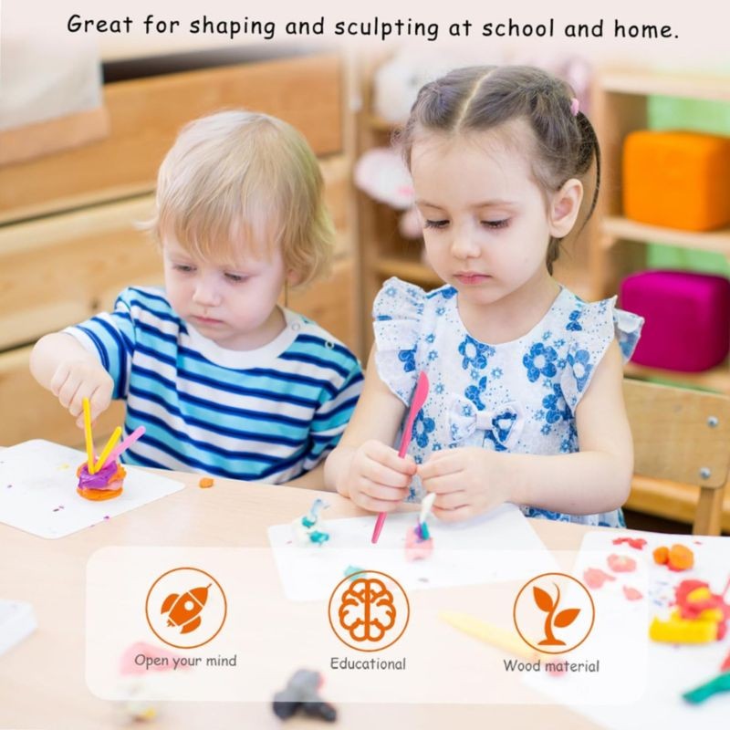 CTD 14 pcs Plastic Clay Sculpting Tools Cake Decorating Tools Set for ...