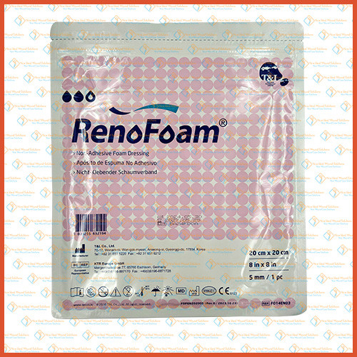 [1 PCS] RenoFoam Non-Adhesive Foam Dressing 20cm x 20cm | Shopee Malaysia