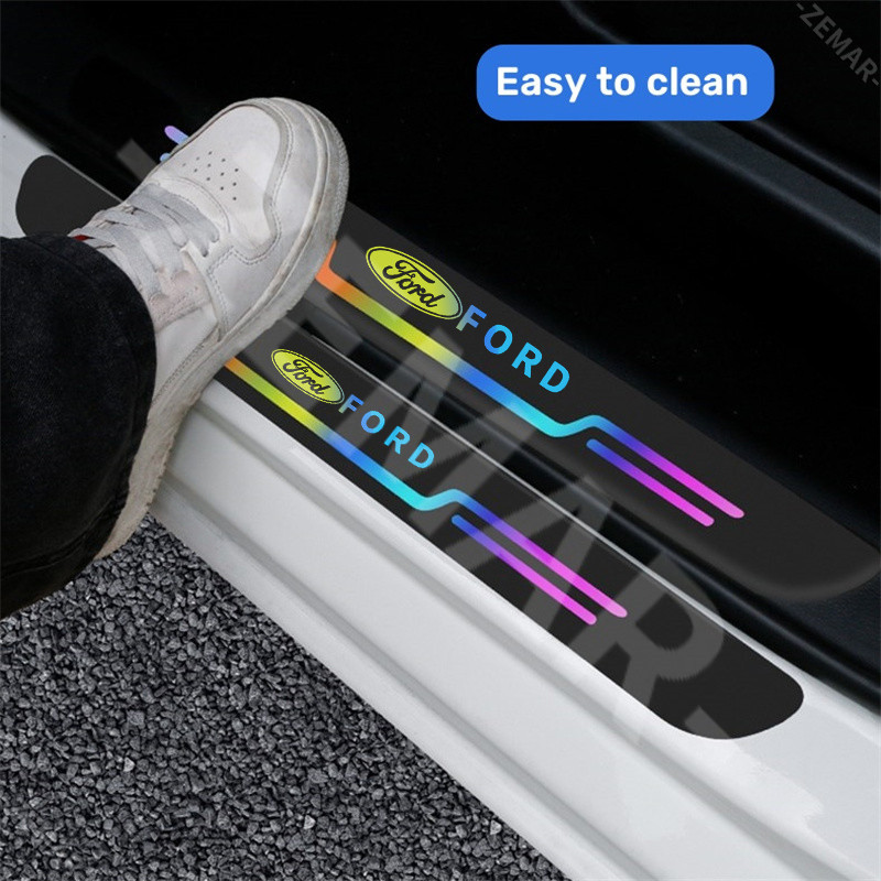 Jaecoo J7 Car Door Sill Sticker Colorful Reflective Sticker Car ...