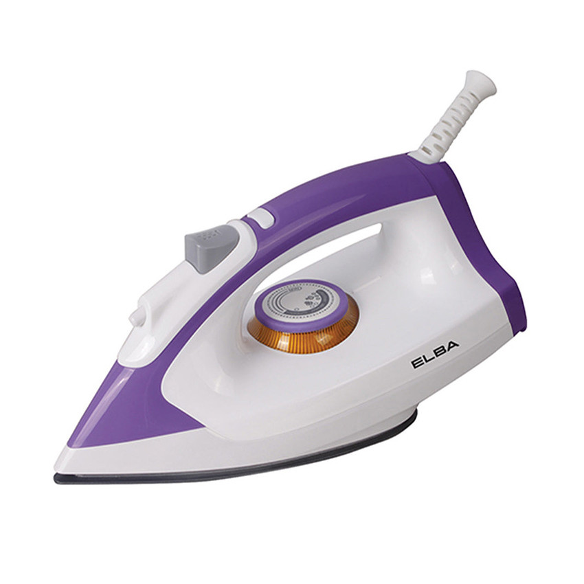 Elba 1300W With Spray Function Dry Iron EDI-G1236(PP) (Purple) | Shopee ...