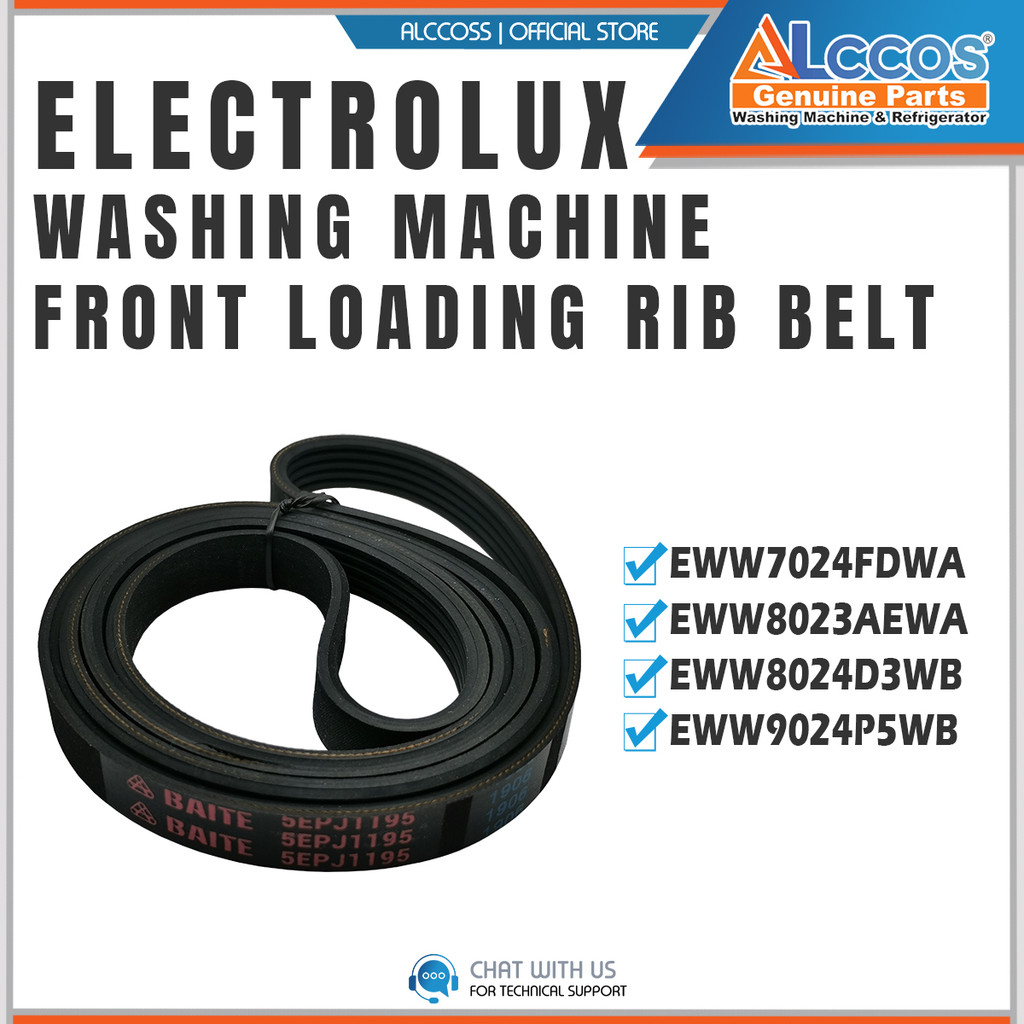 ELECTROLUX FRONT LOADING RIB BELT - EWW7024FDWA/EWW8023AEWA/EWW8024D3WB ...