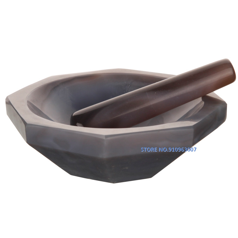 1set Lab Inner Diameter 30mm To 130mm Natural Agate Mortar and Pestle A ...