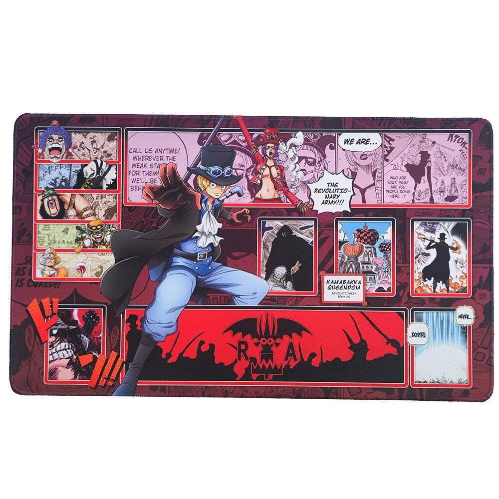 One Piece Playmat Sabo - Revolutionary Army with Zones Playmat Game Mat ...