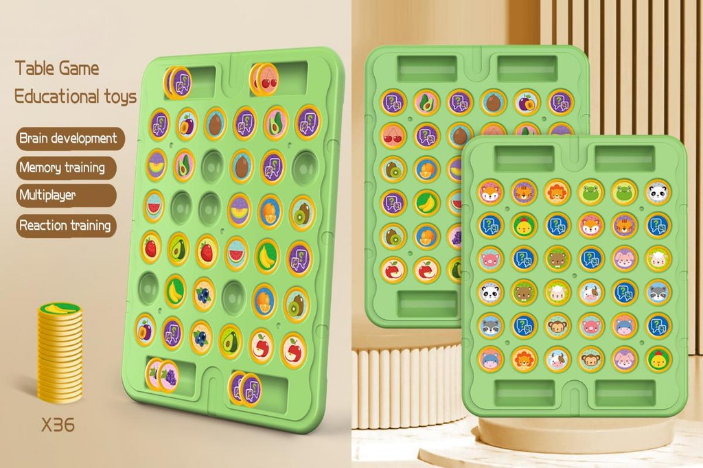 [Ready stock] Flip Chess Game Children Chess Game Fun Memory Chess Game ...