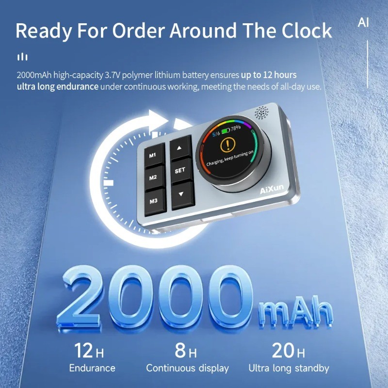 AIXUN BS08 AI Voice Control TYPE-C 2.4G Bluetooth Connection Work for ...