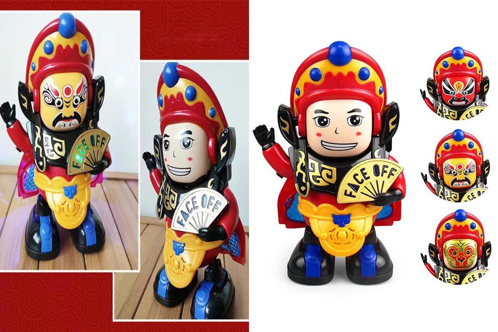 BoomBoom Sichuan Opera Art Toy Face-changing Mode Chinese Sichuan Opera ...
