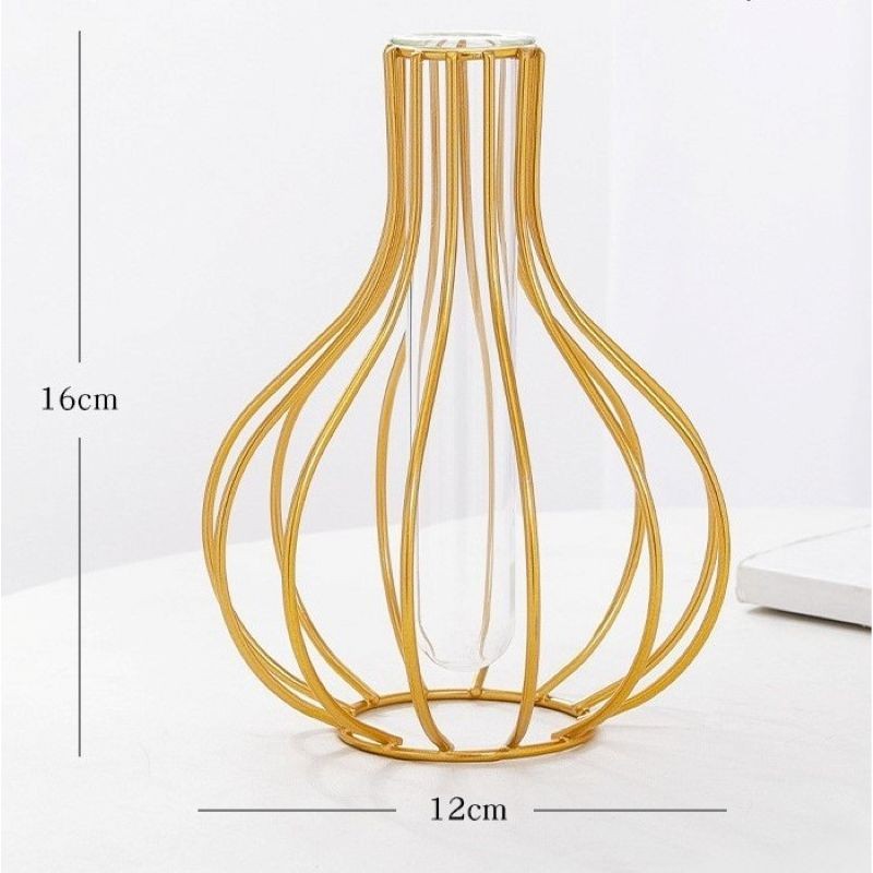 Berlin Gold Vase Nordic Hari Raya Decoration 2025 Pasu Bunga Gold ...