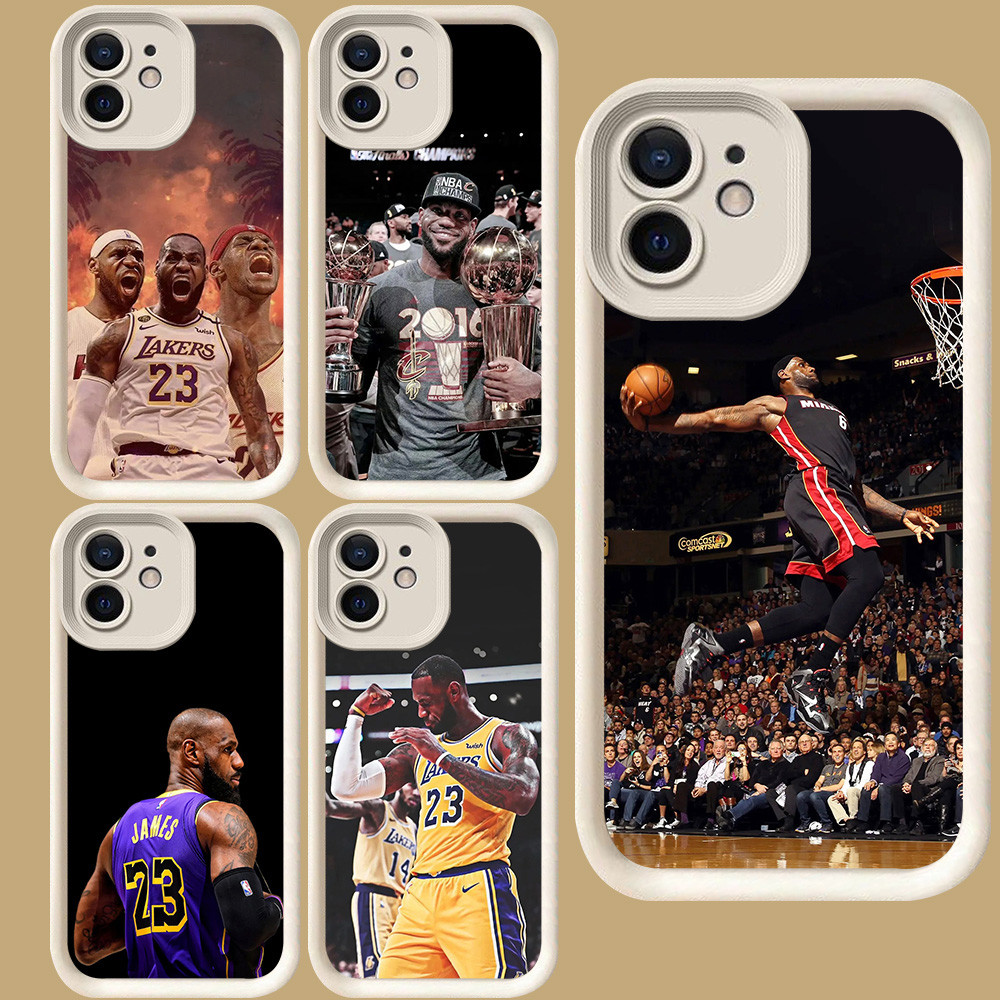 R5 LeBron James Case for iPhone 15 11 12 Mini XR X XS Pro Max White ...