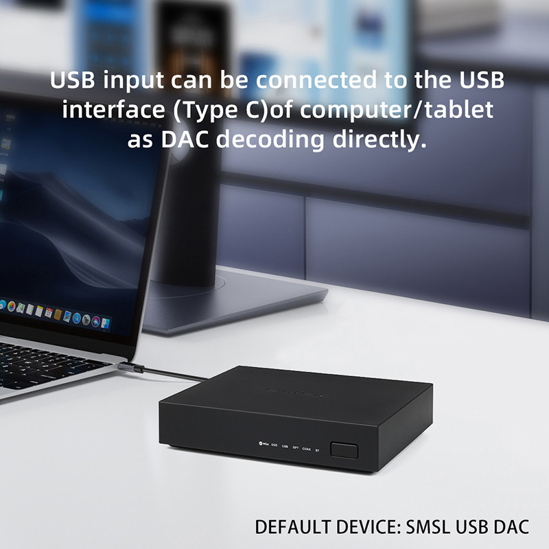 SMSL PS200 Mini DAC ESS ES9039Q2M MQA MQA-CD Decoding | Shopee Malaysia