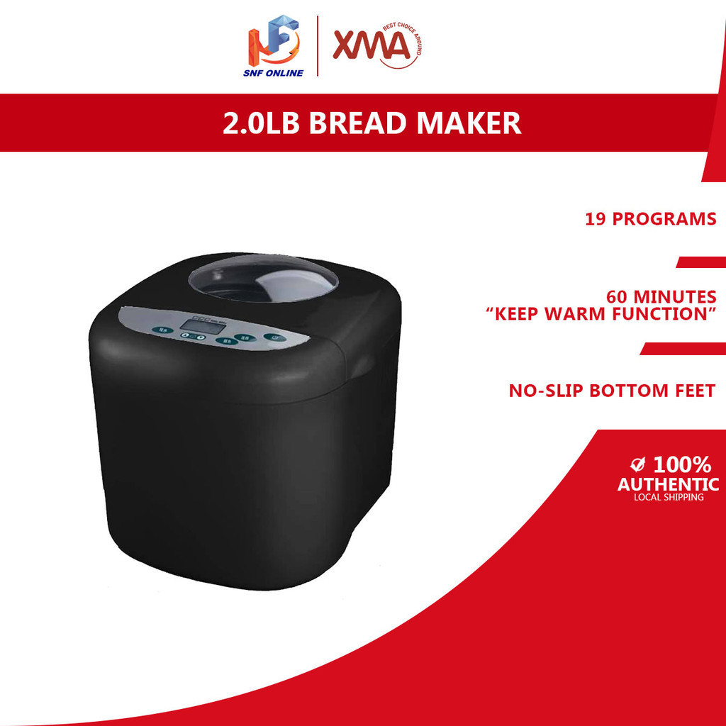 XMA Mesin Pembuat Roti Bread Maker 2.0LB XMA-890BM | Shopee Malaysia