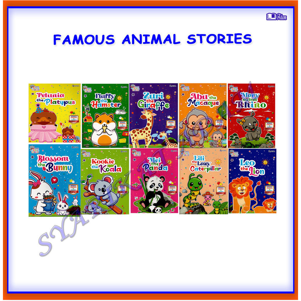 [ADM] FAMOUS ANIMAL STORIES 10 IN 1- ANEKA | Shopee Malaysia