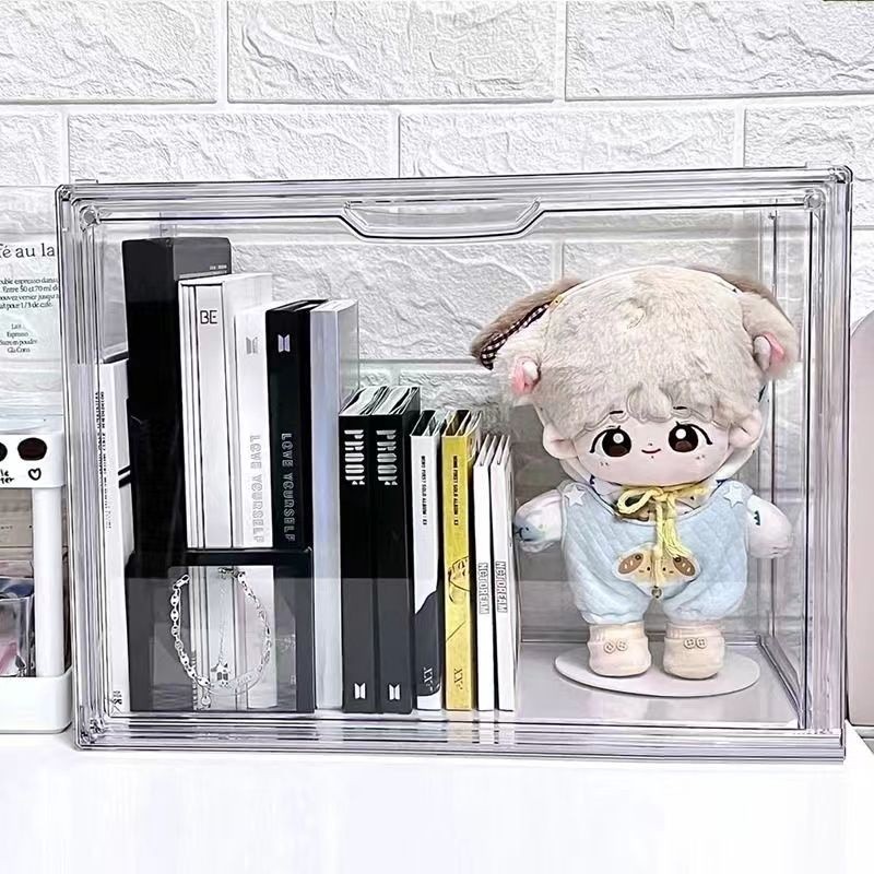 Book Storage Box Sorting Box Stacking Book Shelf Clear Book Shelf Home ...