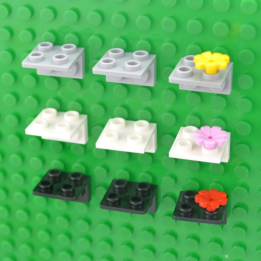 20pcs Figures Stand Base Plate 99207 Bracket 1x2 2x2 Inverted Building ...