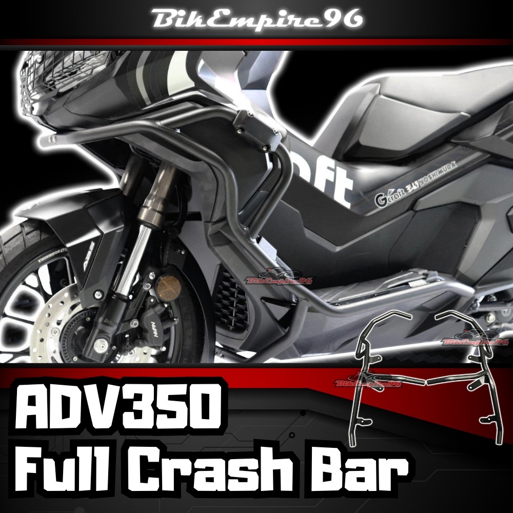ADV350 Crash Bar Full Heavy Duty Frame Crash Bar Buffer Falling ...