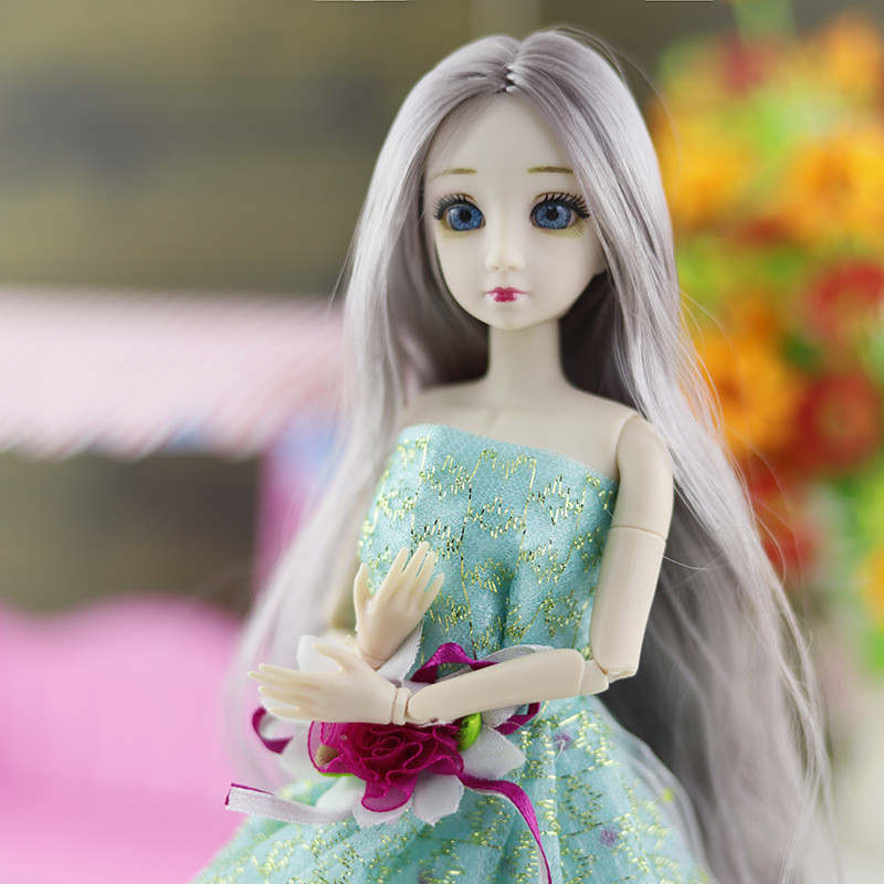 30cm Doll Toys for Girls 1/6 Body with Makeup Princess Girl Dolls ...