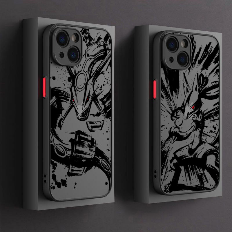 Rayquaza Lucario Pokemon Phone Case For iphone 15 11 14 Plus 16 Pro Max ...