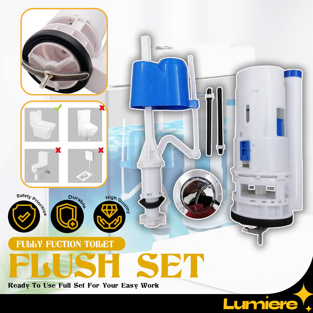 Toilet Flush Valve Pump Pam Tandas Duduk Flush Toilet Flush Set Toilet ...