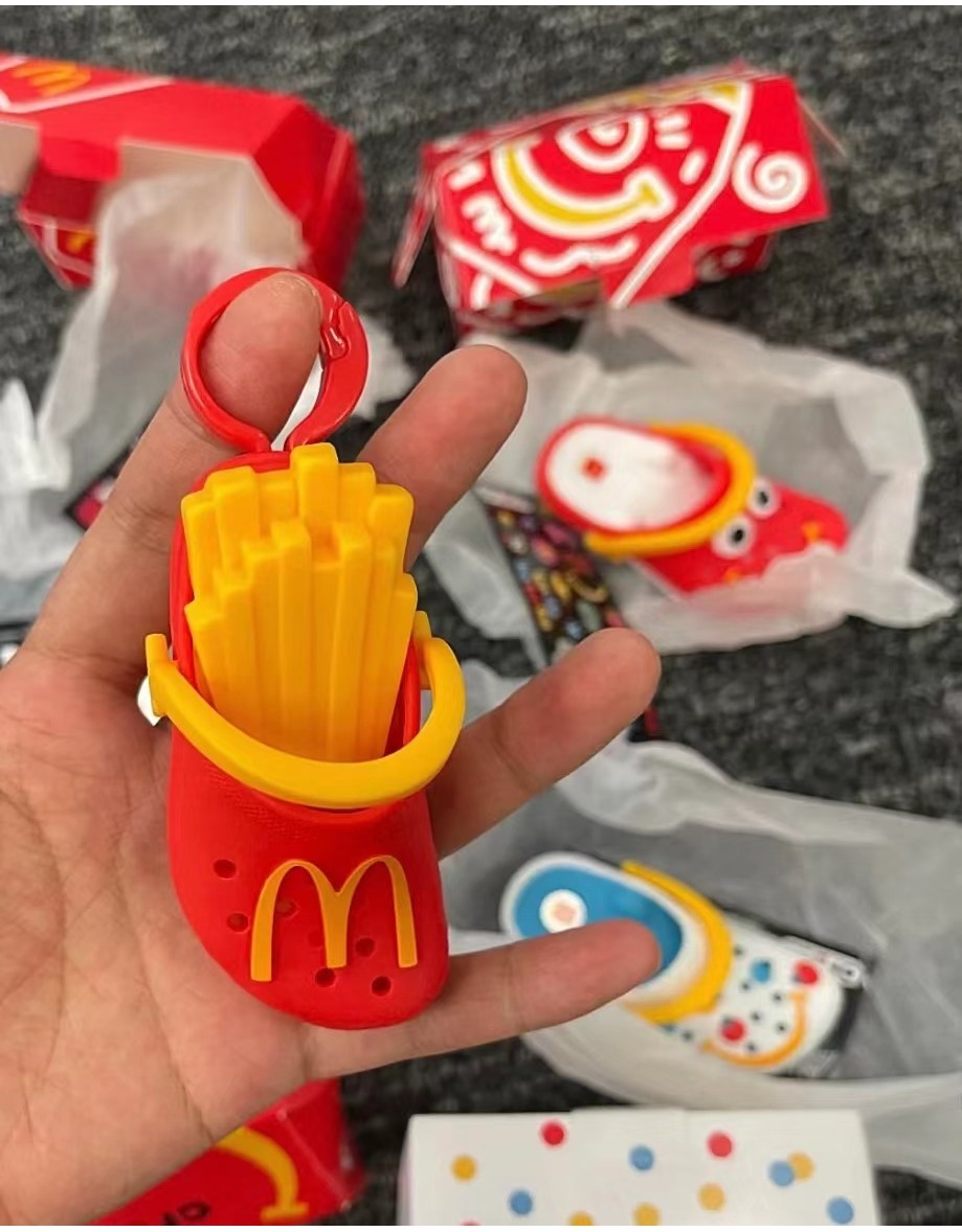 Crocs Mcdonald's Keychains 2024 Crocs Happy Meal Toys Limited Ver. Mcdo ...
