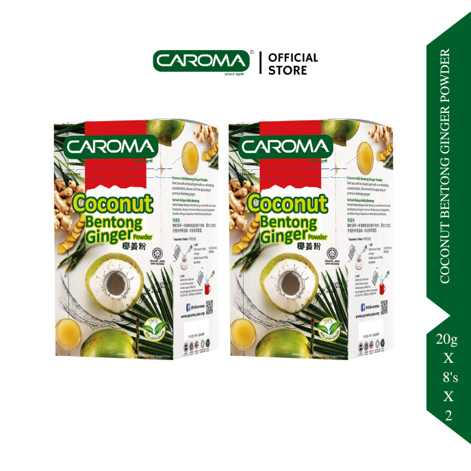 CAROMA Serbuk Kelapa Halia Bentong (20g x 8's x 2 pek) / CAROMA Coconut ...