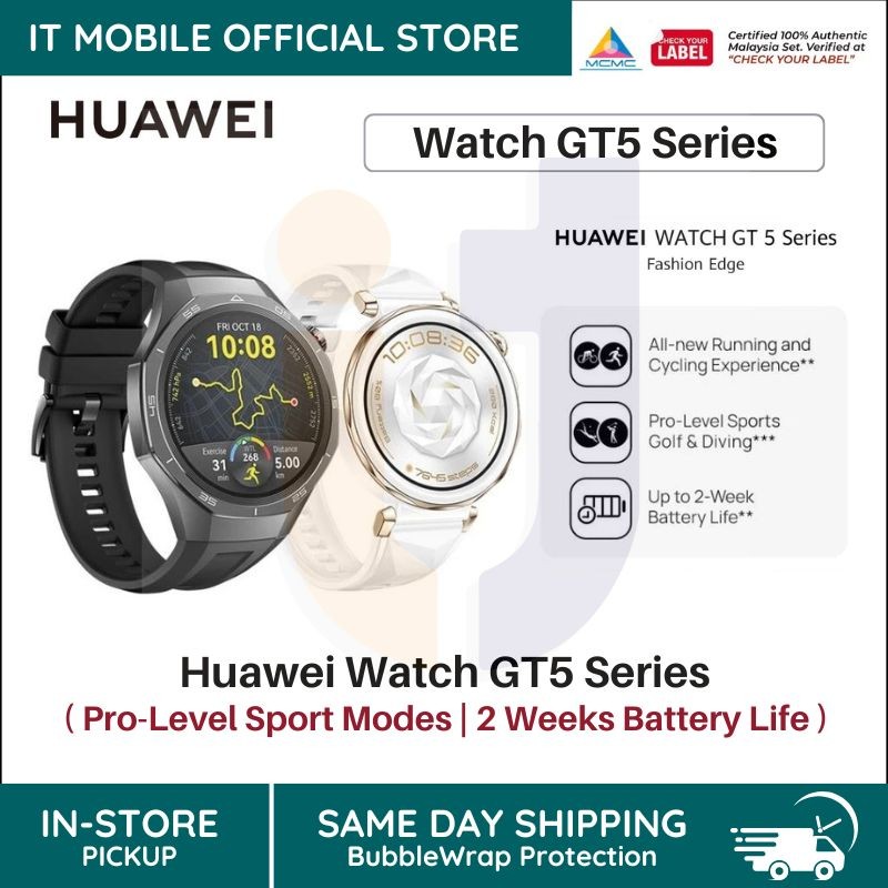 Huawei Watch GT5 Series Smartwatch | Sharp-Edged Design | All-New ...