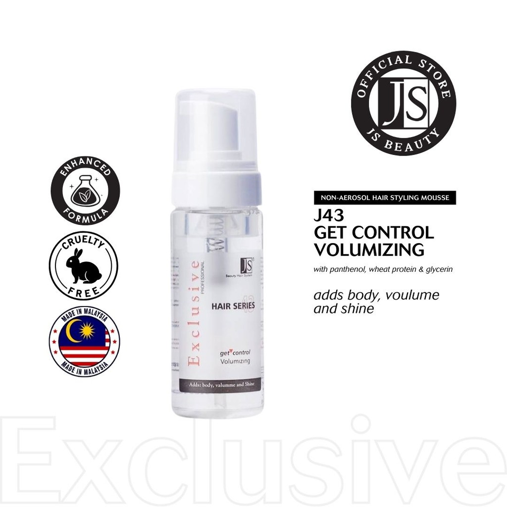 JS Exclusive Classic Styling Get Control Volumizing (Non-Aerosol Hair Styling Mousse) (J43 ...