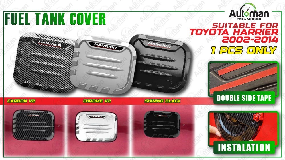 Toyota Harrier 2002 - 2014 Fuel Tank Cover Fuel Cap Trim Protector ...