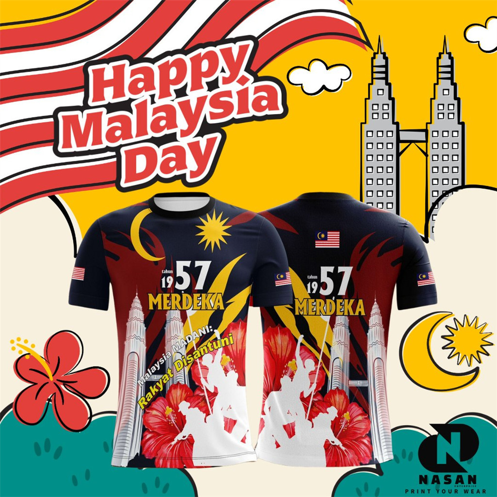 【Arianna】1957 Merdeka Clothes 2025 68Th Malaysia Jersey Merdeka Clothes ...