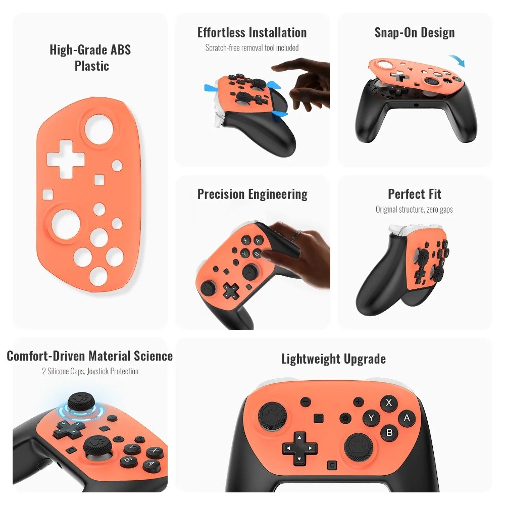 For Nintendo Switch 2 Pro Controller Replacement Shell , NS2 Pro ...