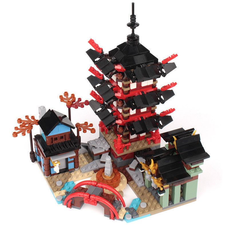 810 pieces Lego Ninjago Ninja Temple Set Building Blocks Educational ...