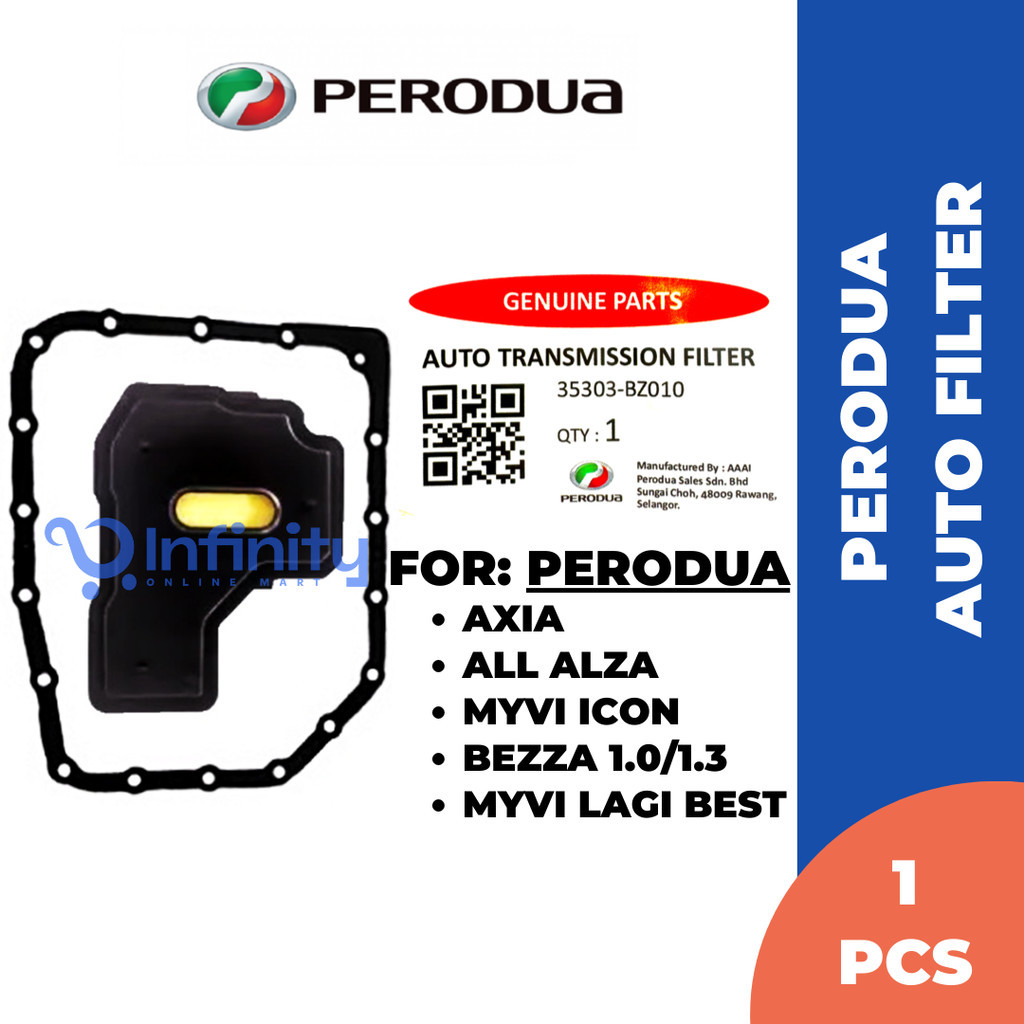 PERODUA Auto Transmission Filter with Gasket For Myvi Lagi Best/ Myvi ...