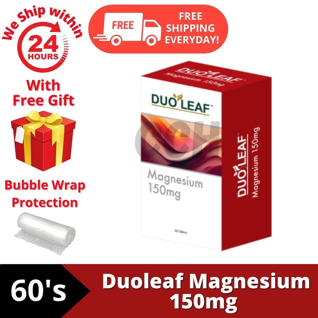 Duoleaf Magnesium 150mg - 60's | Shopee Malaysia