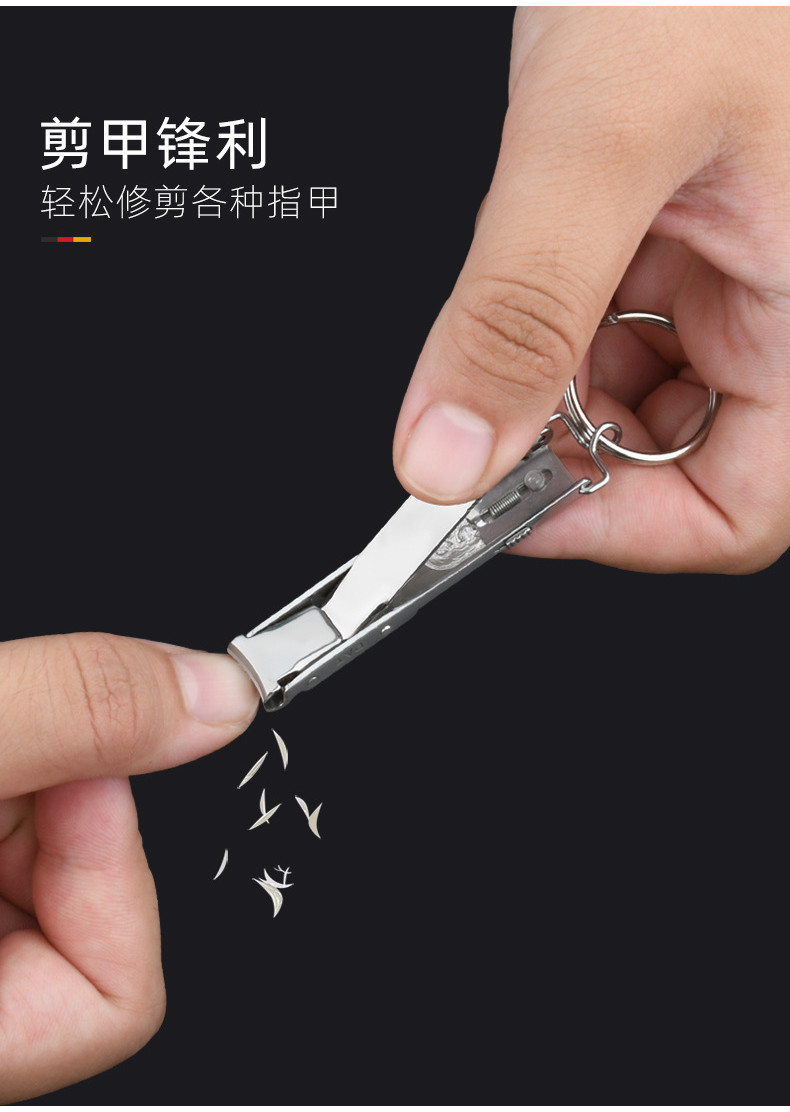 1PC Ultra-Thin Nail Clippers Collapsible Portable Travel Fingernail ...