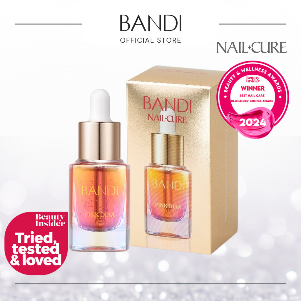 BANDI Nail Cure Pink Diaa Serum Mool - Nail Treatment (Mini / 17ml ...