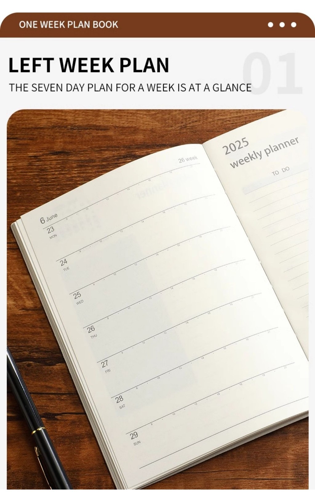 2026 Weekly Planner All-English Version A5 Schedule Notebook 2026 New ...