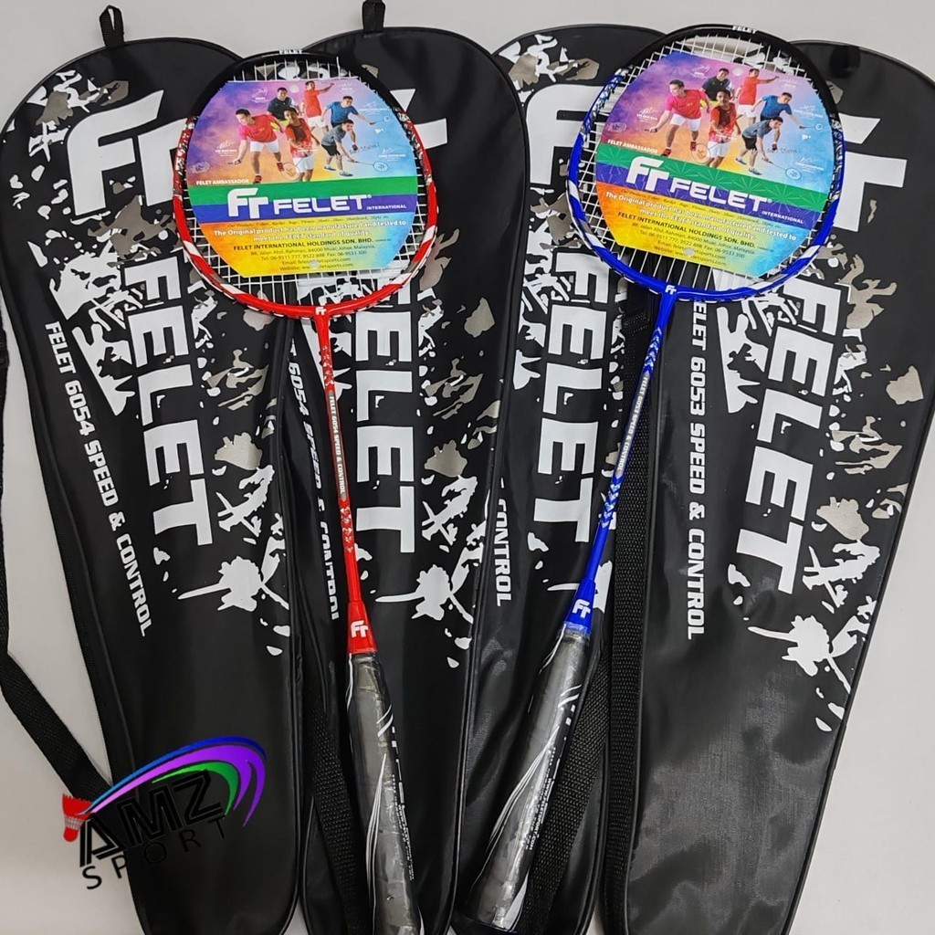 FELET RACKET SPEED & CONTROL ⭐️Free Grip⭐️ 🏸𝟓.𝟓 𝐏𝐑𝐎𝐌𝐎🏸 6052/ 6053 /6054 ...