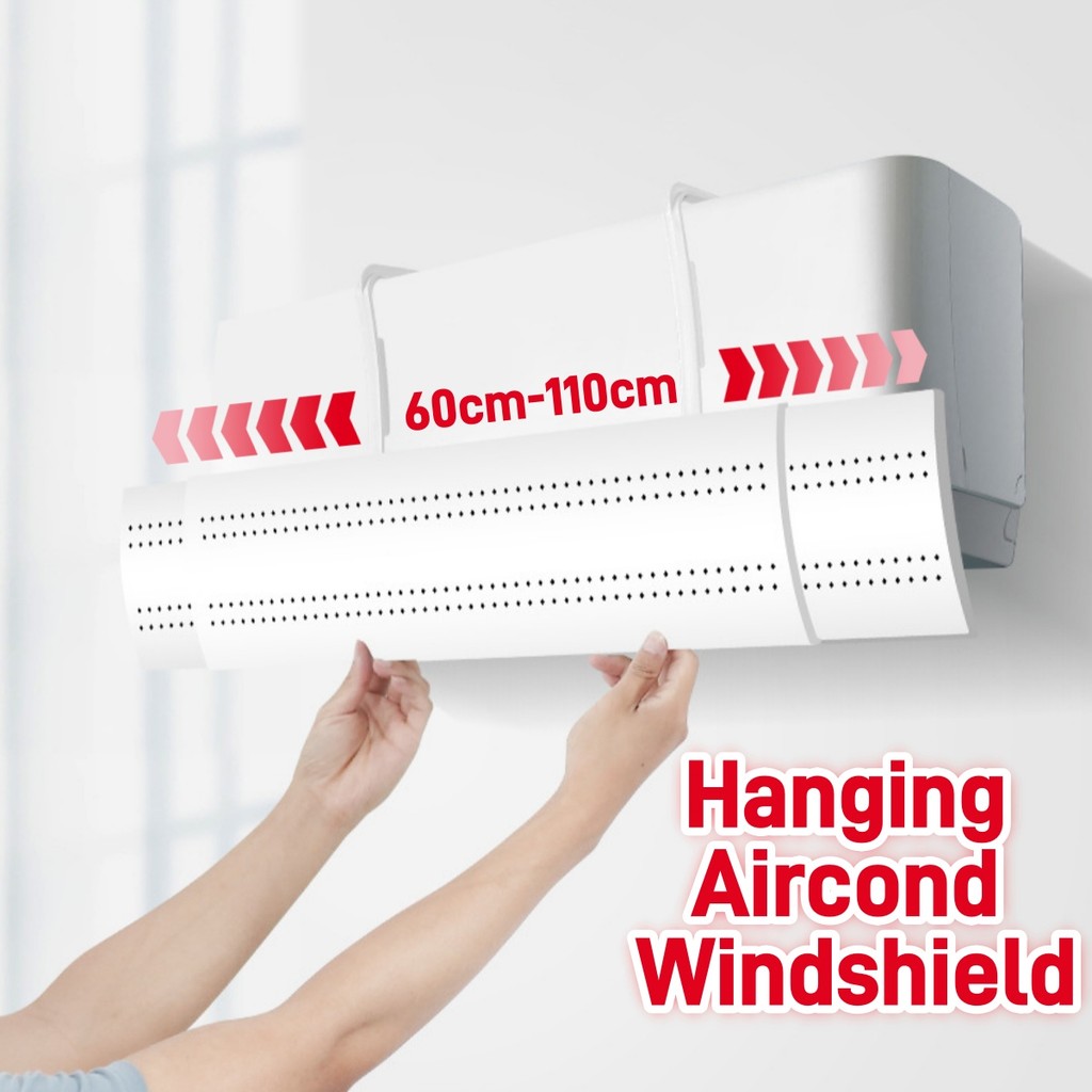 Adjustable Aircon Deflector Air Conditioner Windshield Hanging Type Air ...