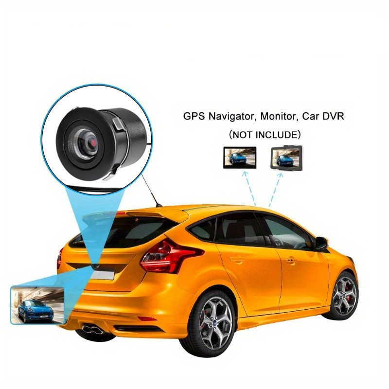 HD Car Front View Punch Hole Camera Night Vision WideAngle Car Rear ...