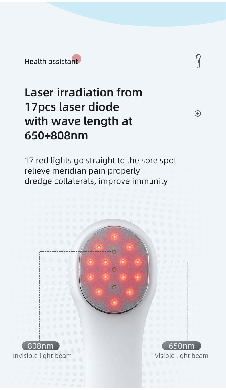 Handheld Infrared Physiotherapy Instrument Semiconductor Laser ...