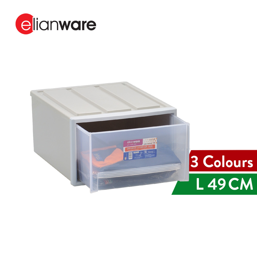 Elianware Signature Large Stackable Drawer Storage Box | Shopee Malaysia