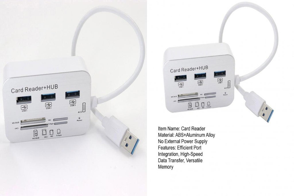 onformn Usb 3.0 Hub with Card Reader Usb 3.0 Hub for Digital Devices ...
