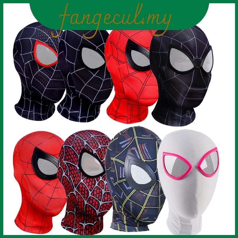 Spiderman Mask Peter Parker Miles Morales Raimi Superhero Cosplay ...