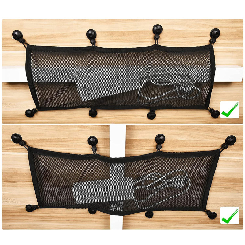 Under Desk Cable Management Net Mesh Line Finishing Home Office Desk ...