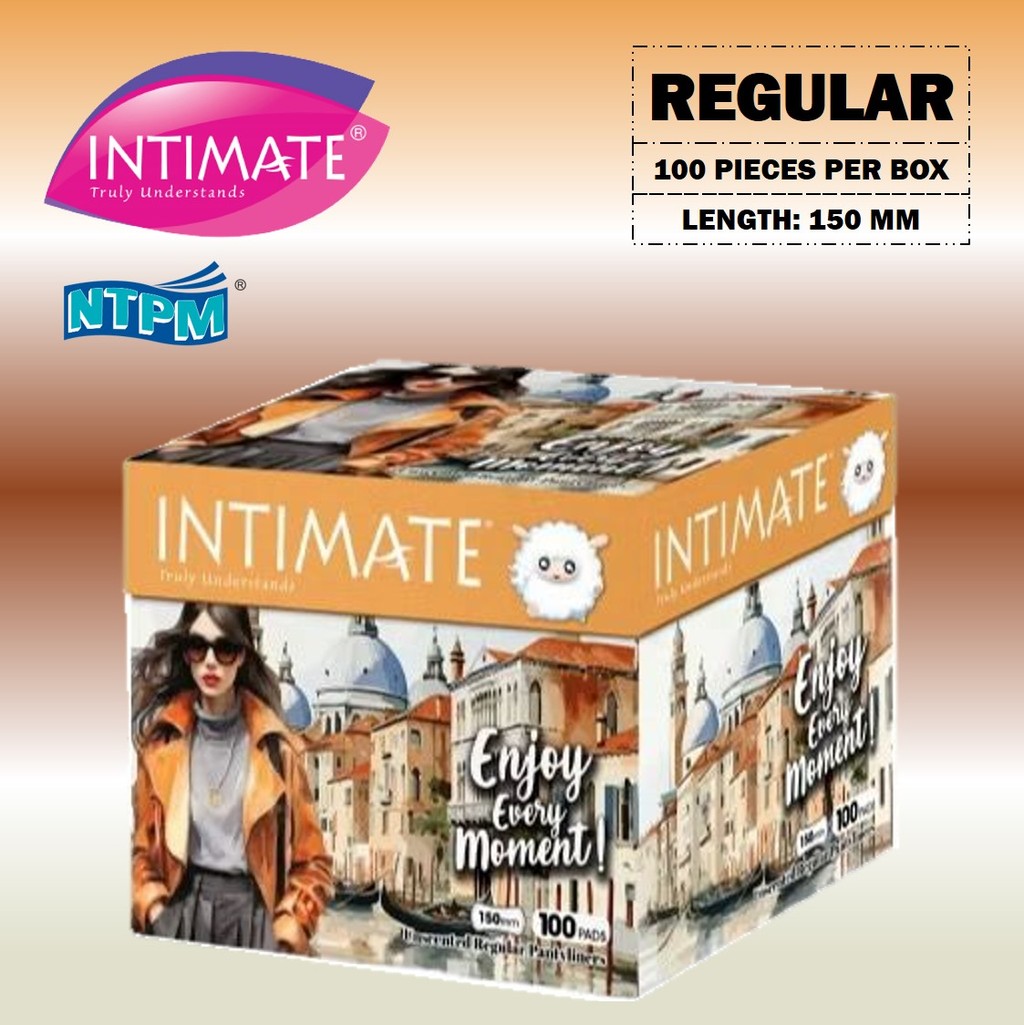 Intimate Box Unscented Pantyliner Sanitary Panty Liner Feminine Women ...