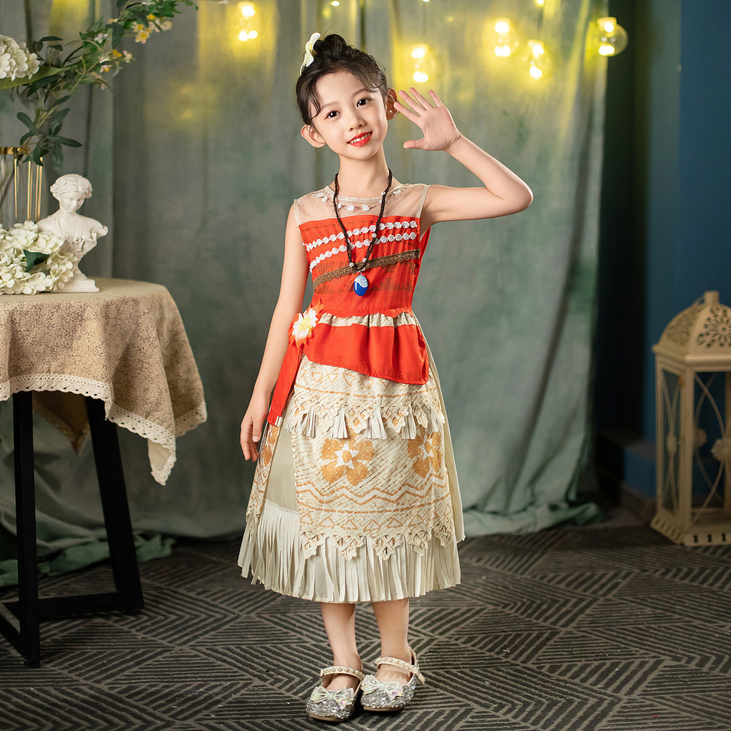 3pcs/Set Moana Costume for Baby Girl Moana Costume for Kids 3 4 5 6 7 8 ...